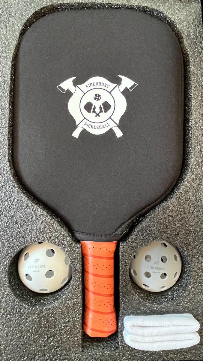 ***Classic Red Firehouse Flagship Paddle – FIREHOUSE PICKLEBALL